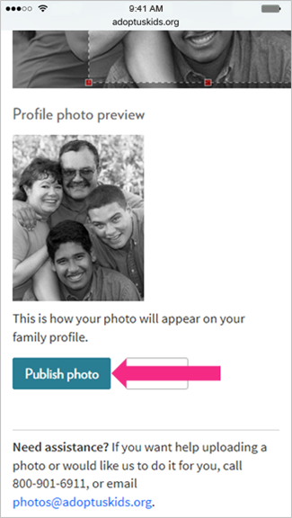 How to upload a profile photo